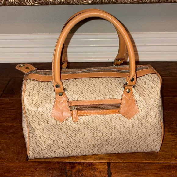 Yves Saint Laurent | Bags | 96s Ysl Monogram Boston Bag | Poshmark